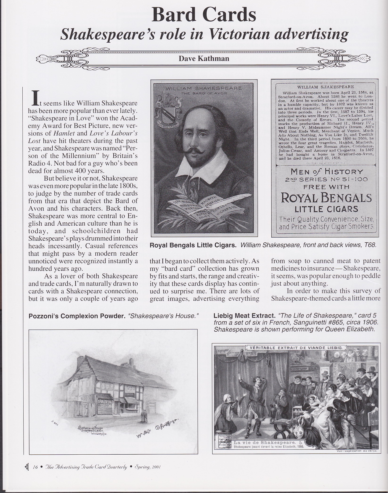 Bard Cards: William Shakespeare’s Role in Victorian Advertising | by ...