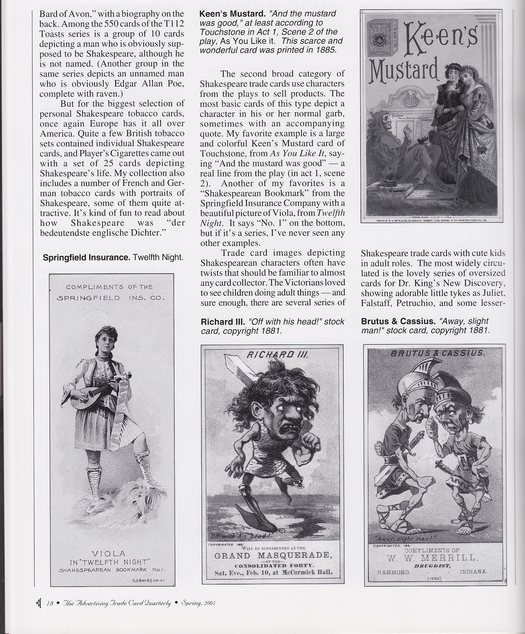 Bard Cards: William Shakespeare’s Role in Victorian Advertising | by ...