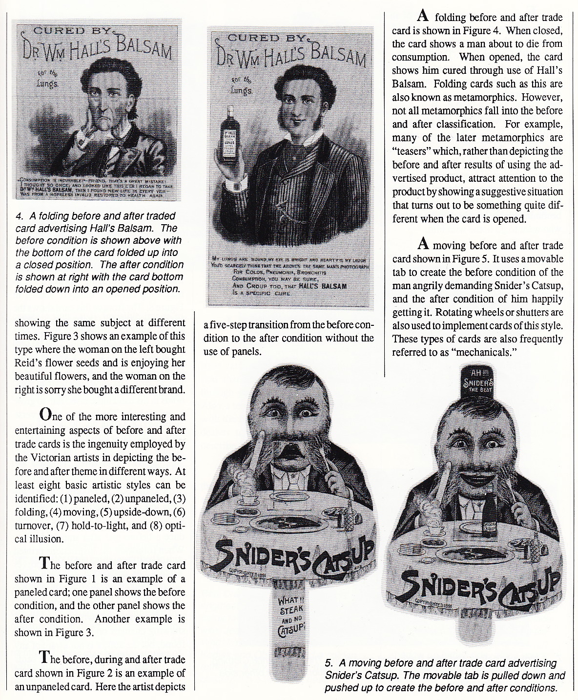 Before and After Trade Card Book about Advertising Cards by Ben Crane